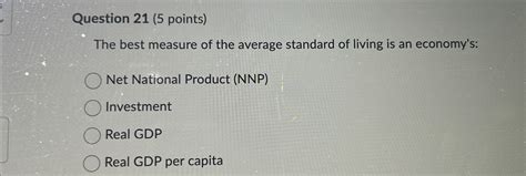 Solved Question 21 5 ﻿pointsthe Best Measure Of The