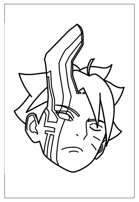 Desenhos Do Boruto Para Colorir E Pintar Tudo Para Colorir
