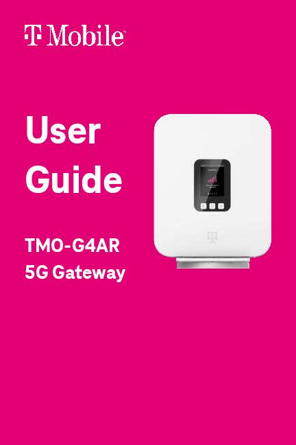 T Mobile G Gateway User Guide Arcadyan Technology Corporation