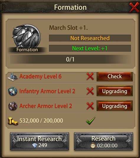 Formation Evony The Kings Return Wiki Fandom