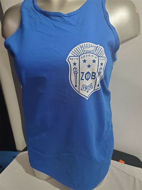 Zeta Phi Beta Sorority Tank Top Zeta Phi Beta Royal Blue Tank Top