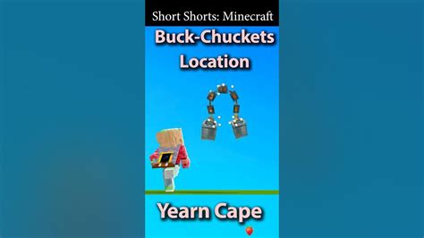 Easy Way To Find Buck Chuckets In Minecraft Movie Bedrock Yearn Cape World Minecraft Buck