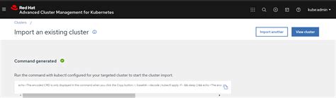 Red Hat Advanced Cluster Management For Kubernetes Openshift Container Platform 46 On Synergy