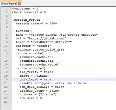 Setup Gitlab Ci Runner With Docker Executor On Windows 1011
