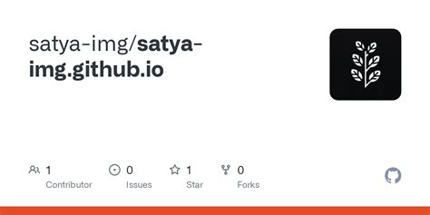 GitHub Satya Img Satya Img Github Io