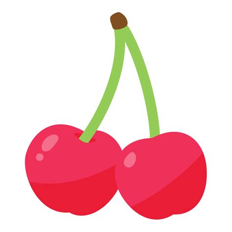 さくらんぼのイラスト にぎやかし