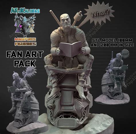 Deadpool 3d Print Model Download Free