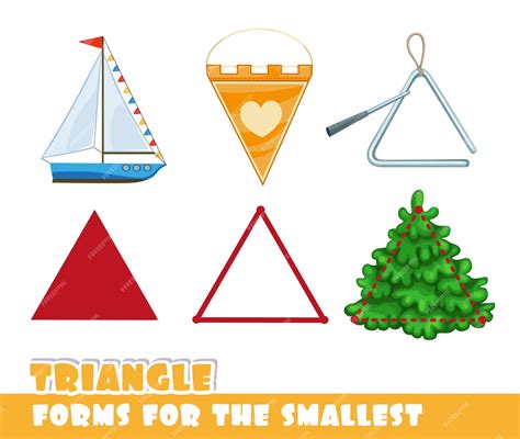 Premium Vector Forms For The Smallest Triangle And Objects Having A