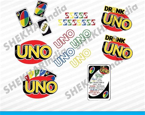 Drunk Uno Game Set Etsy