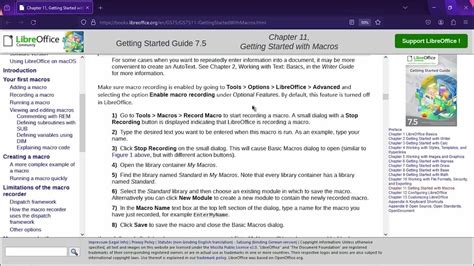 Getting Started With Macros Basic Examples In Libreoffice Calc Youtube