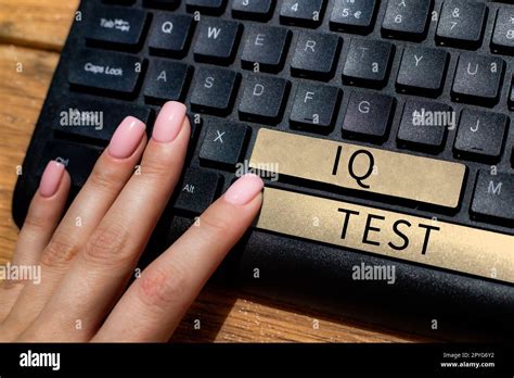 Writing Displaying Text Iq Test Business Showcase Attempt To Measure