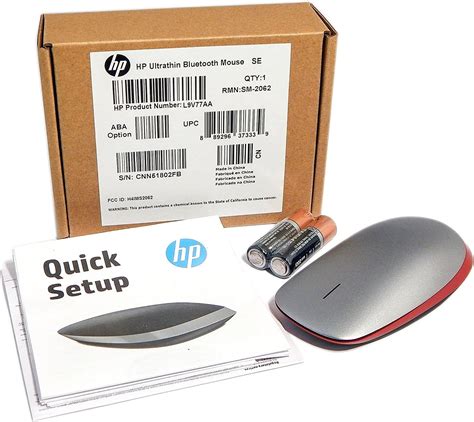 Amazon Com Hp Ultrathin Bluetooth Mouse Se Electronics