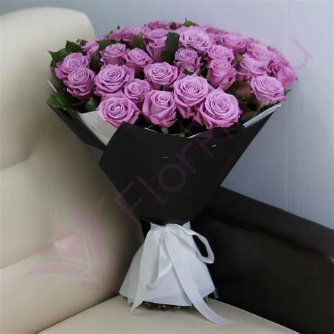 FLORPRO 51 фиолетовая роза Маритим 40 см в упаковке купить по цене 6940 ...
