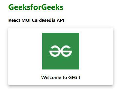 React MUI CardMedia API 码农参考