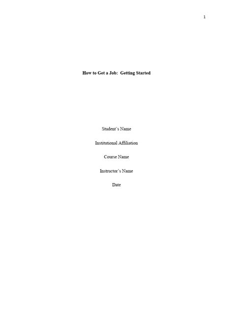 How To Get A Job Getting Started Pdf Alibaba Group