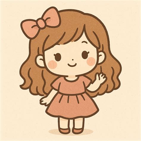 Cute Girl Drawing