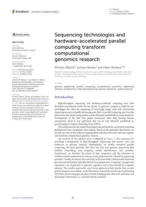 Pdf Sequencing Technologies And Hardware Accelerated Parallel