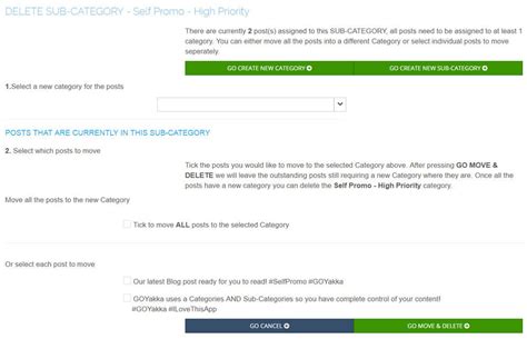 How To Edit Or Delete A Category Or Sub Category With