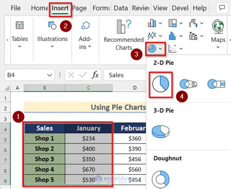 How To Make Multiple Pie Charts From One Table Easy Ways