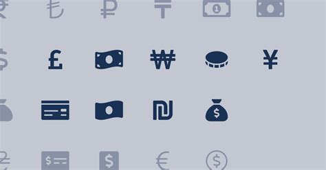 Currency Icons In Version 5 Font Awesome