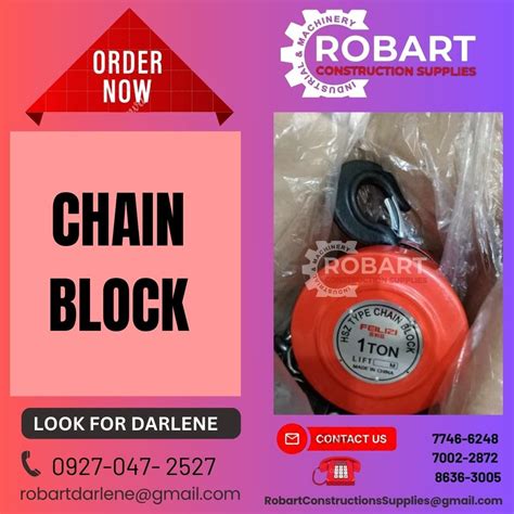 Brandnew Chain Block Commercial And Industrial Construction Tools And Equipment On Carousell