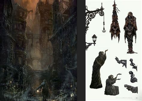 Bloodborne Concept Art Old Yharnam Concept Art Bloodborne Concept