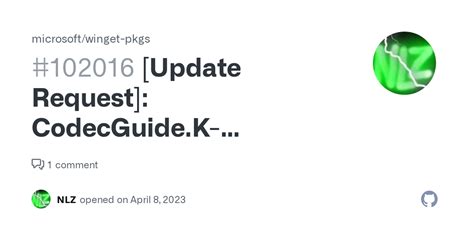 Update Request Codecguidek Litecodecpack · Issue 102016