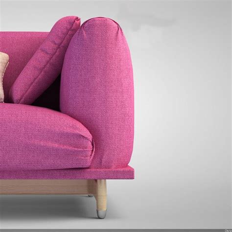 핑크 소파 모던 3d 모델 50 Fbx 3ds Obj Max Free3d