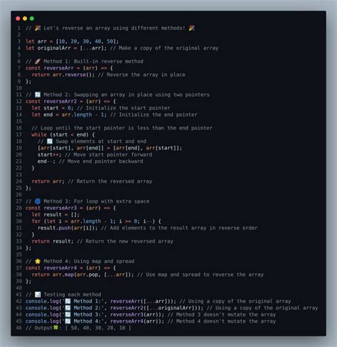 How To Reverse An Array In Javascript Asgar Posted On The Topic Linkedin