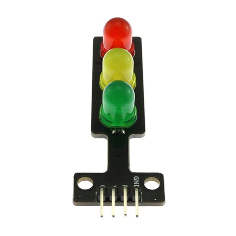 Led Traffic Light Simulation Module 3 3v 5v For Arduino Raspberry Pi And Microcontrollers