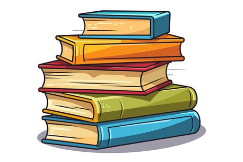 Book Pile Clipart Graphic By Illustrately · Creative Fabrica