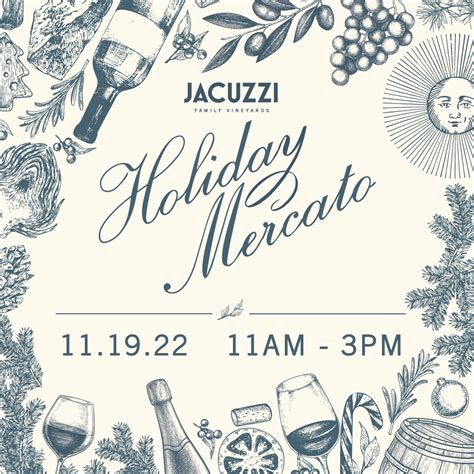 Jacuzzi Holiday Mercato 2022 Sonoma