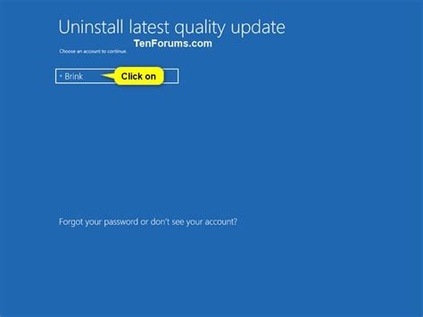 Uninstall Windows Update In Windows 10 Tutorials