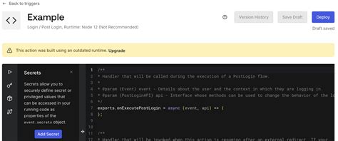 Trigger Was Updated And Will Take Effect On The Next Deploy Message In Actions Auth0 Community