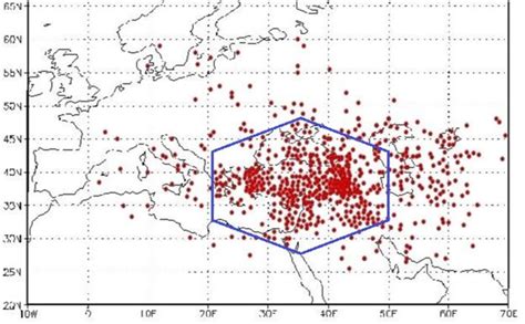 Geographical Distribution Of Cut Off Lows Which Coincided With The Download Scientific Diagram