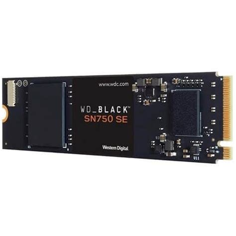 Ssd M2 Pcie 500gb Wd Black Sn750 Se Nvme 2280 Pcie 40 X4