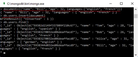 Mongodb Database Adding Data