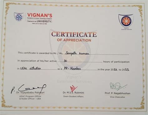 Sampath Kumar Bandi On Linkedin Nss Service Community Gratitude