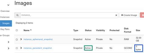 How To Create Instance Snapshot Using Horizon On Eo Lab — Eo Lab 001 Documentation
