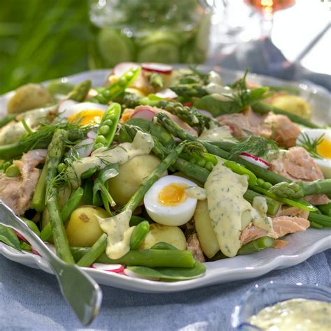Potatissallad Med Varmrökt Lax