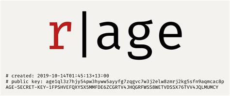rage a simple secure and modern encryption tool with small explicit keys no config options