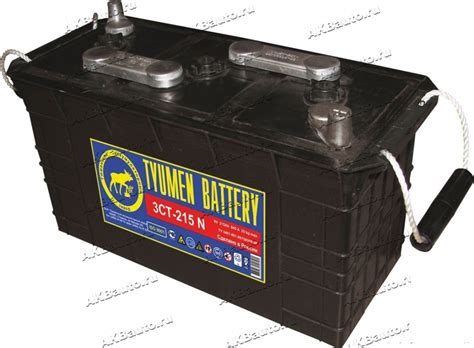Аккумулятор автомобильный TYUMEN BATTERY STANDARD 3СТ-215 6В 215 А/ч ...
