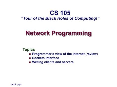 Network Programming Python 13 8 2023pptx