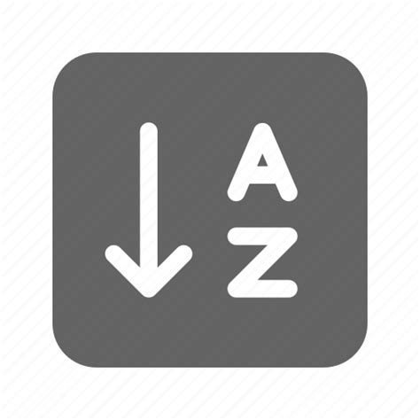 Alphabet Alphabetical Order Sort Icon