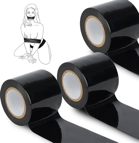 Sex Toys Bdsm Bondage Tape 3 Rolls Electrostatic Tape For