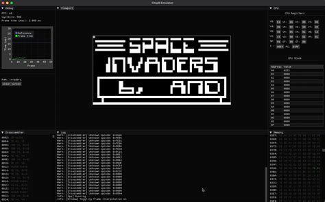 my chip 8 implementation on c r emudev