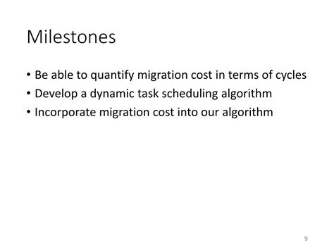 Ppt Migration Cost Aware Task Scheduling Powerpoint Presentation