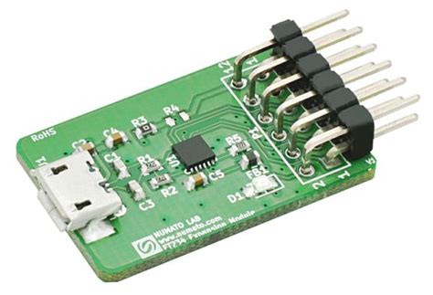 Ft234 Expansion Module For Usb To Serial Uart Interface Numato Lab