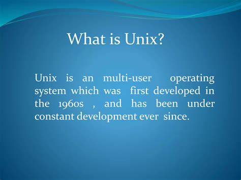 Unix And Linux File System In Operating System Pptx