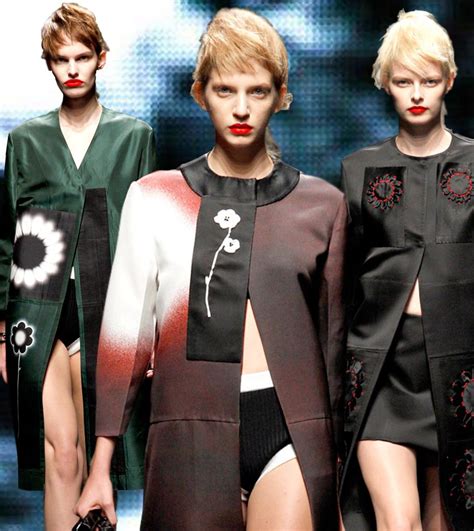 Fashion And Lifestyle Prada Coats Spring 2013 Womenswear